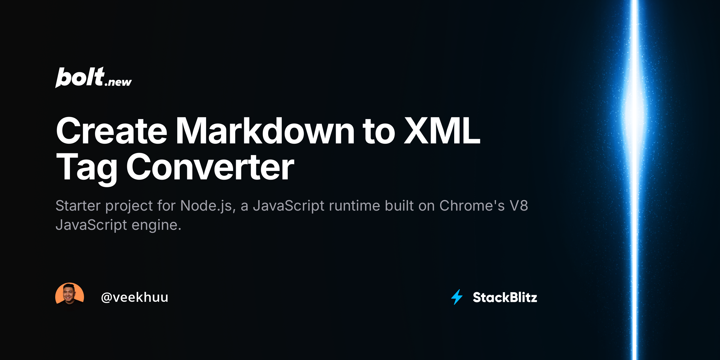 Create Markdown to XML Tag Converter