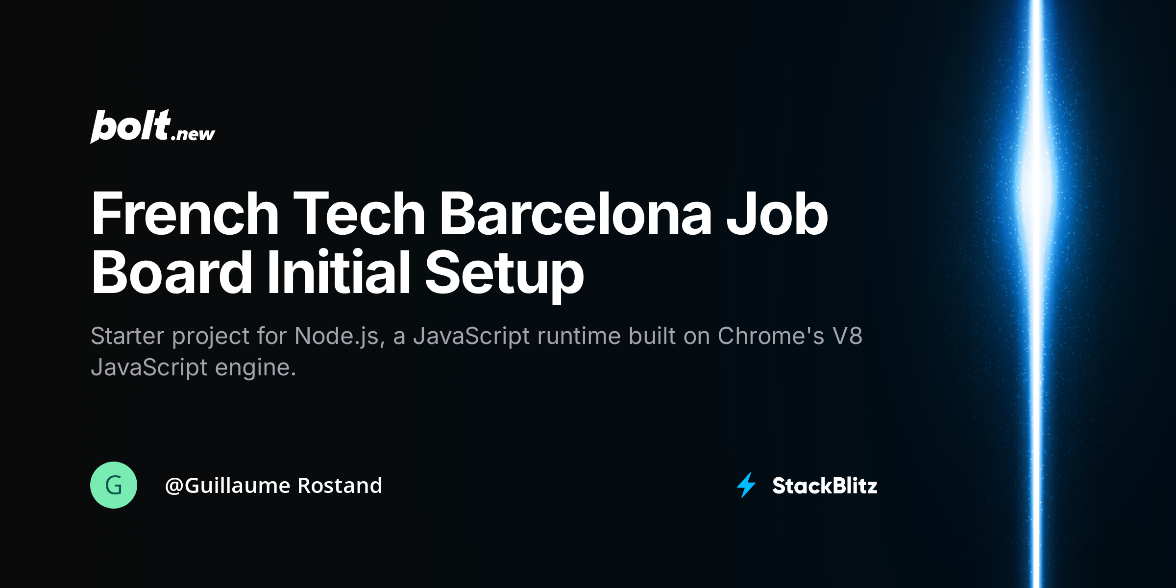 French Tech Barcelona Job Board Initial Setup
