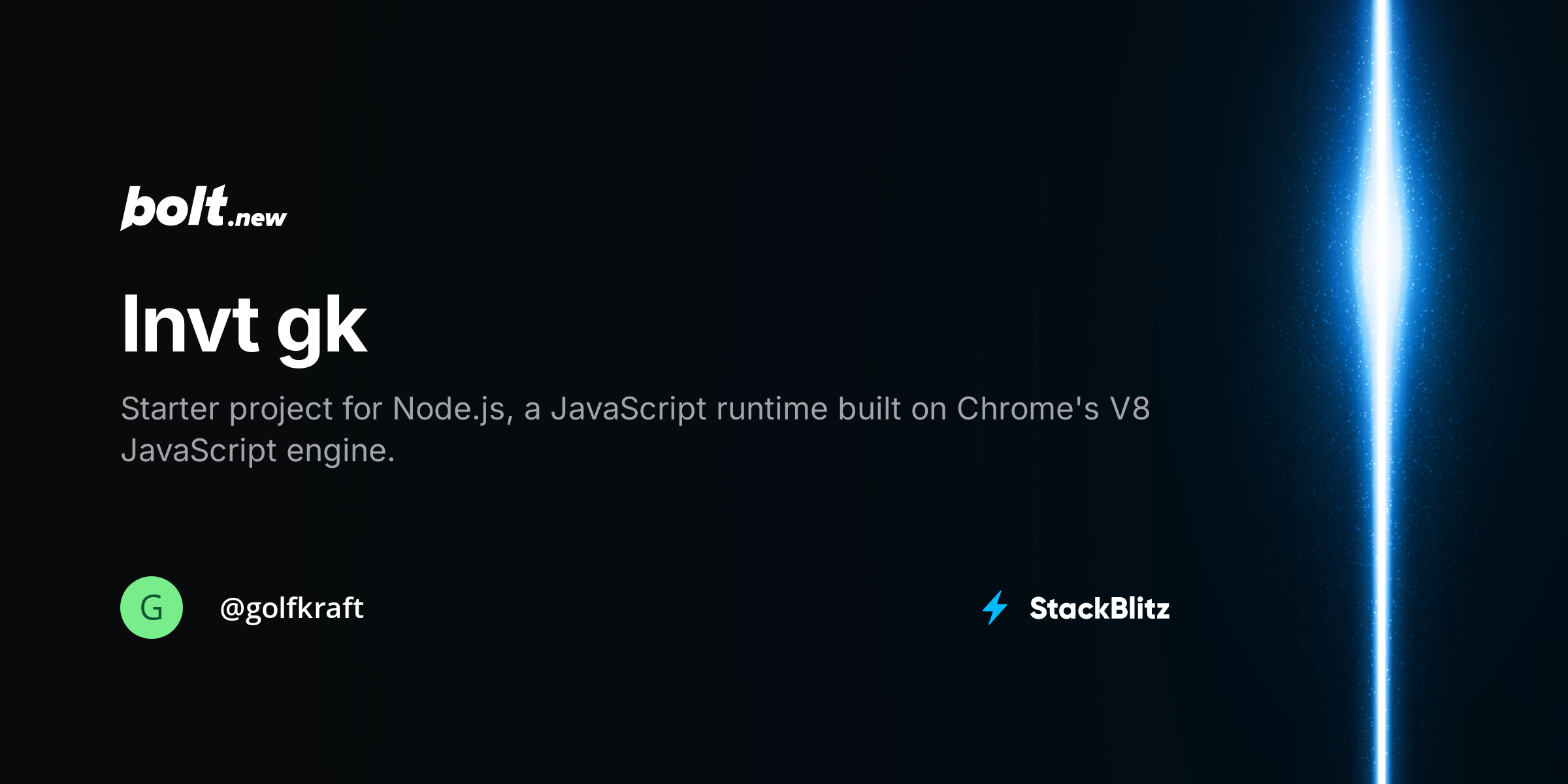Invt gk - Bolt.new
