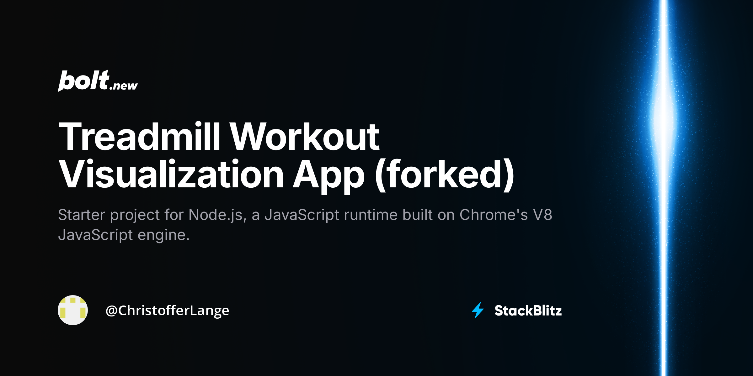 Treadmill Workout Visualization App (forked) - Bolt.new