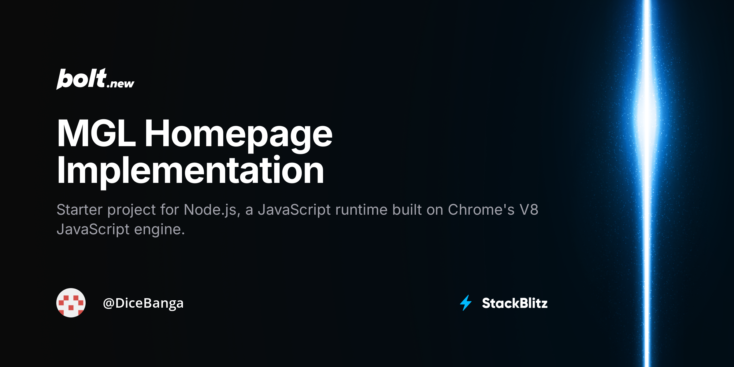 MGL Homepage Implementation - Bolt.new