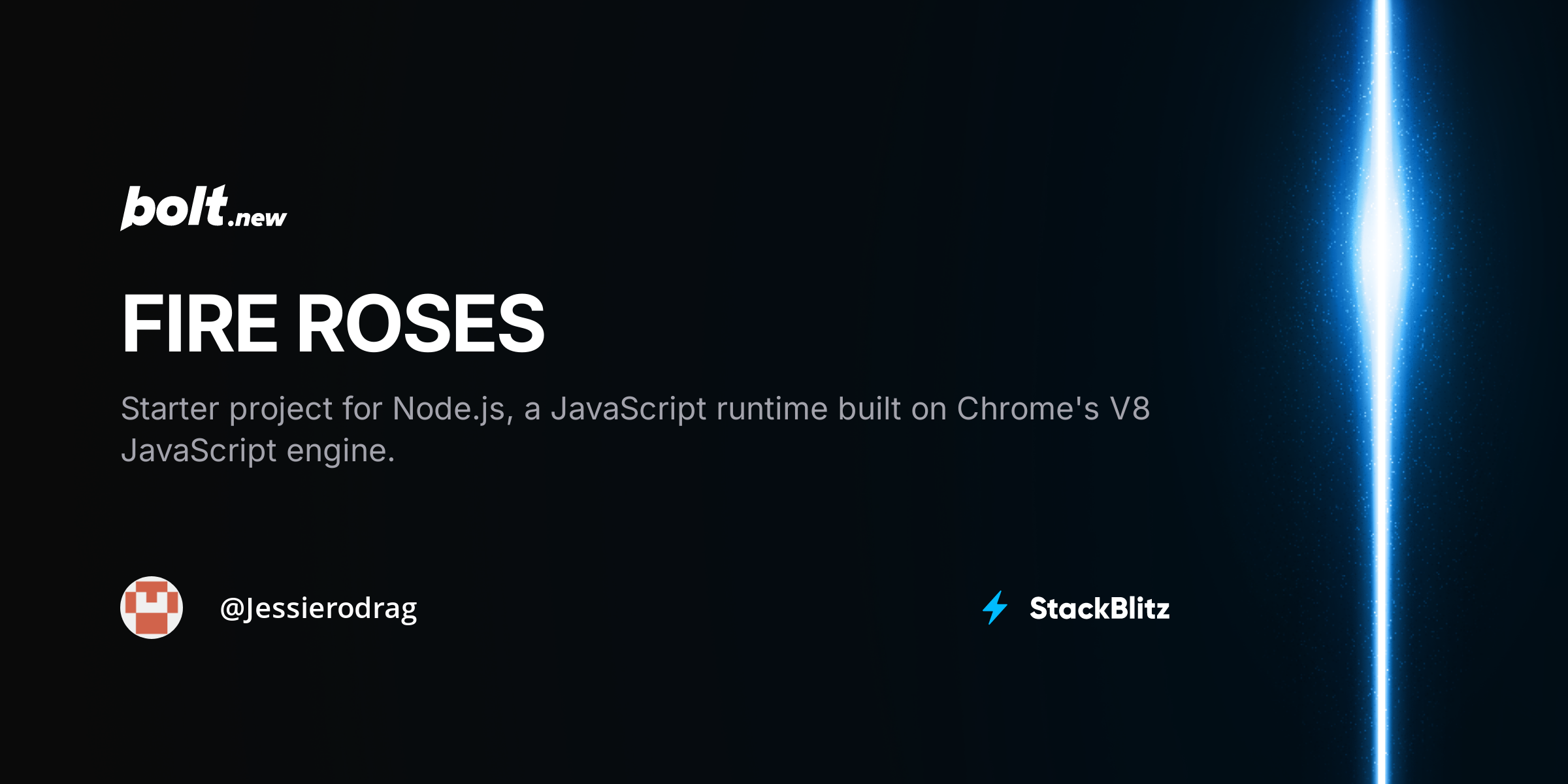 FIRE ROSES - Bolt.new