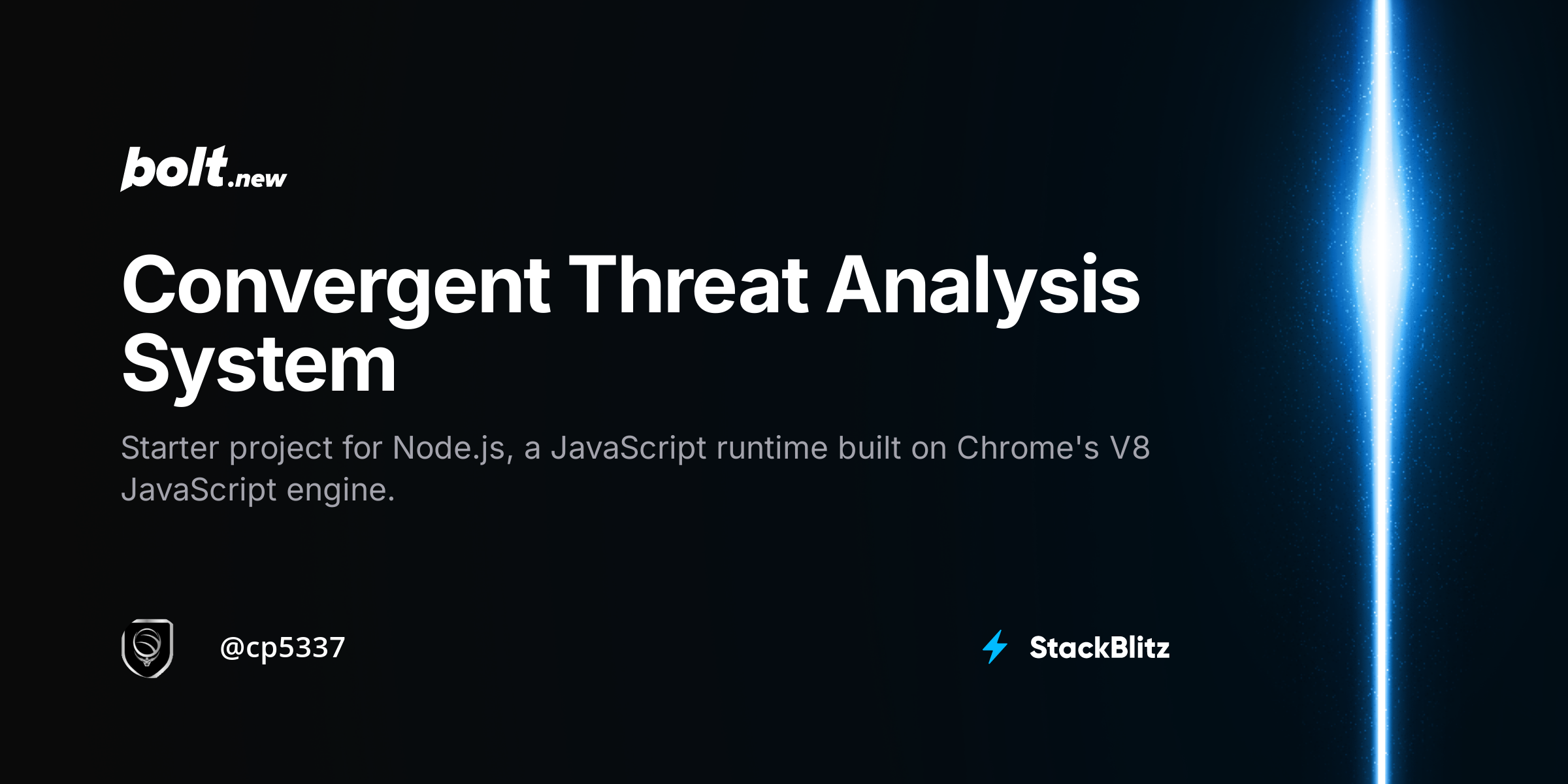 Convergent Threat Analysis System - Bolt.new
