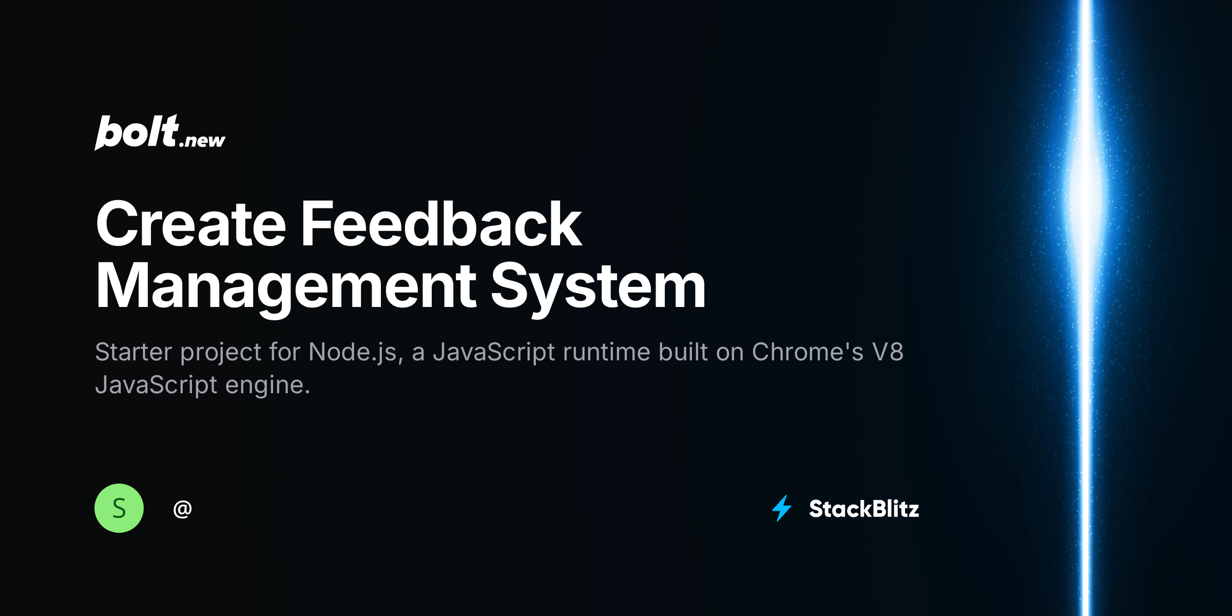 Create Feedback Management System - Bolt.new