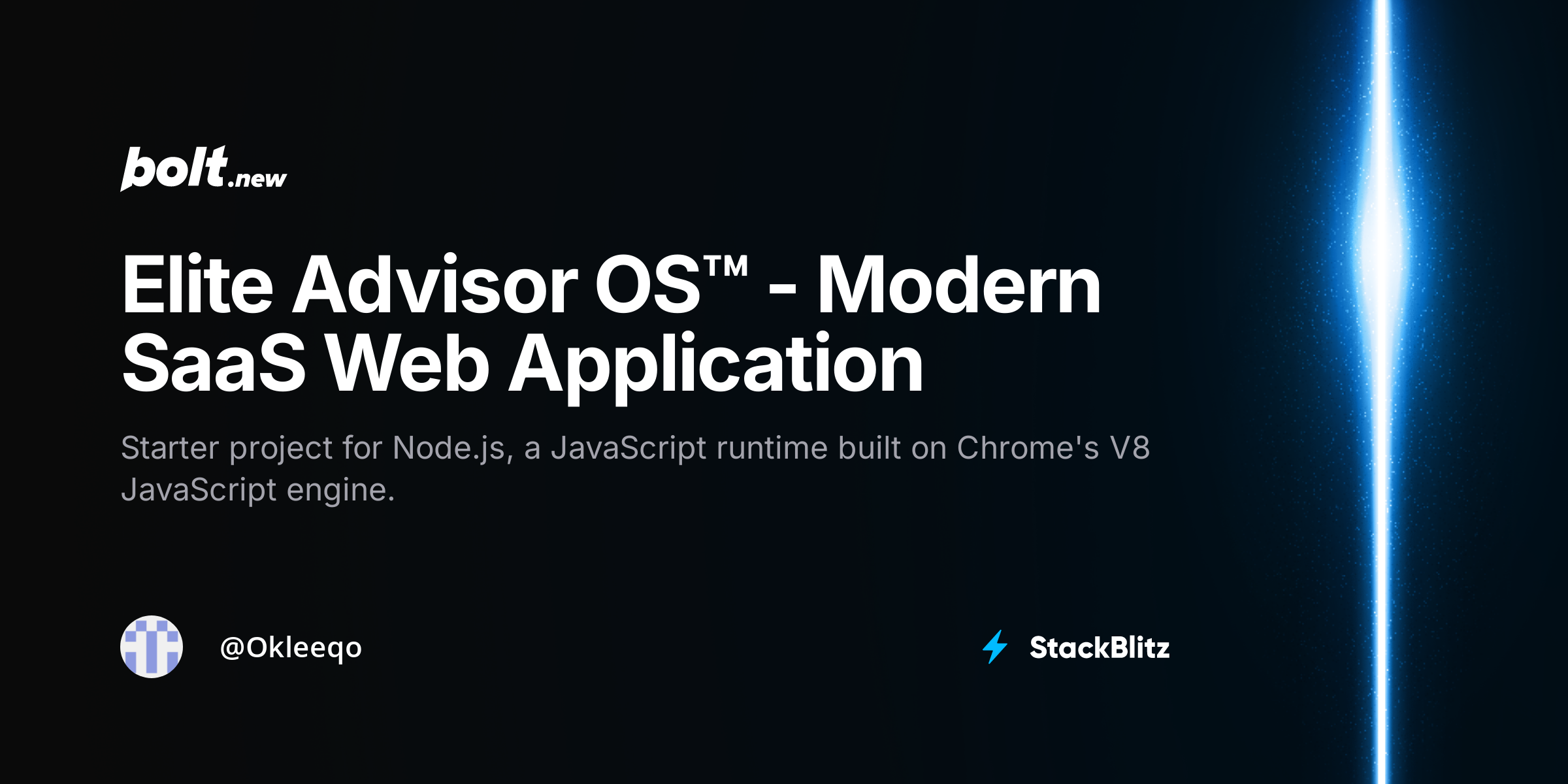 Elite Advisor OS™️ - Modern SaaS Web Application - Bolt.new