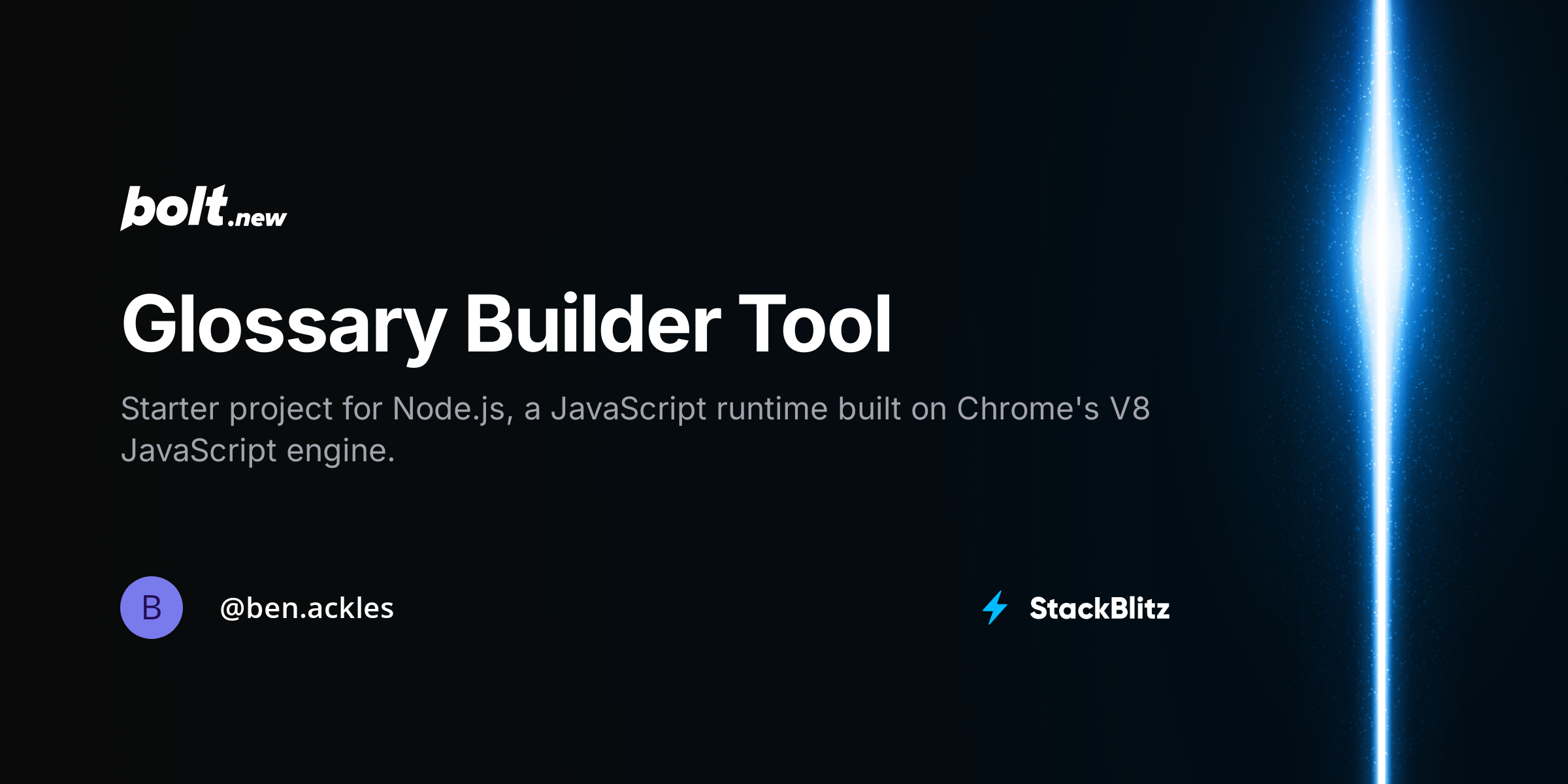 Glossary Builder Tool - Bolt.new