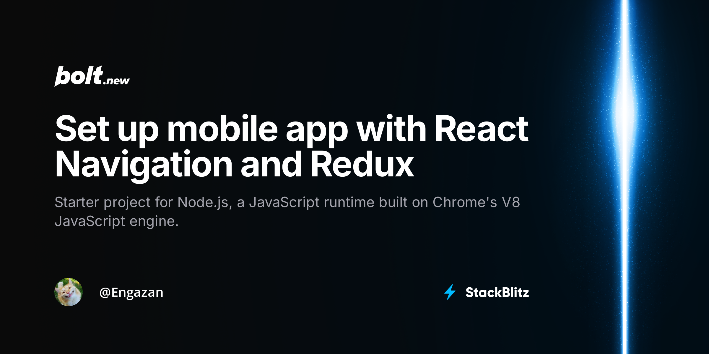 Set up mobile app with React Navigation and Redux