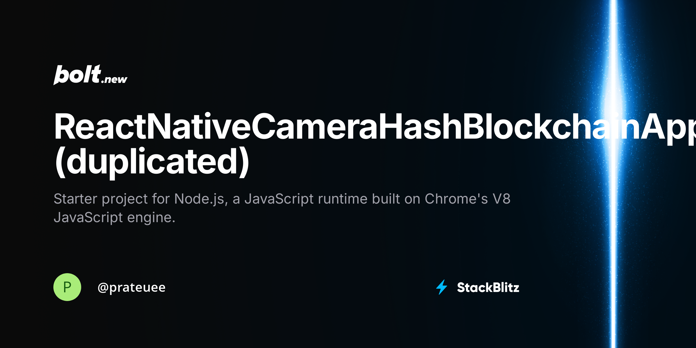 ReactNativeCameraHashBlockchainApp (duplicated) - Bolt.new