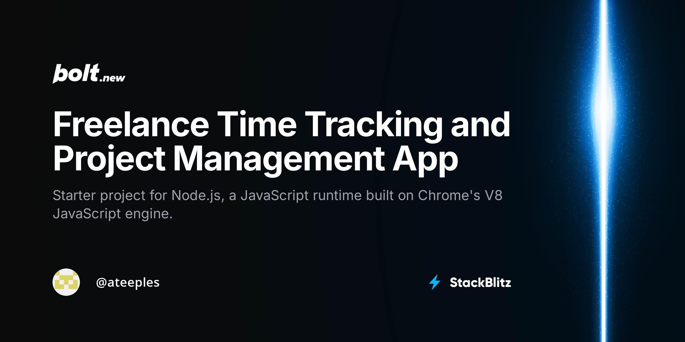 Freelance Time Tracking and Project Management App - Bolt.new