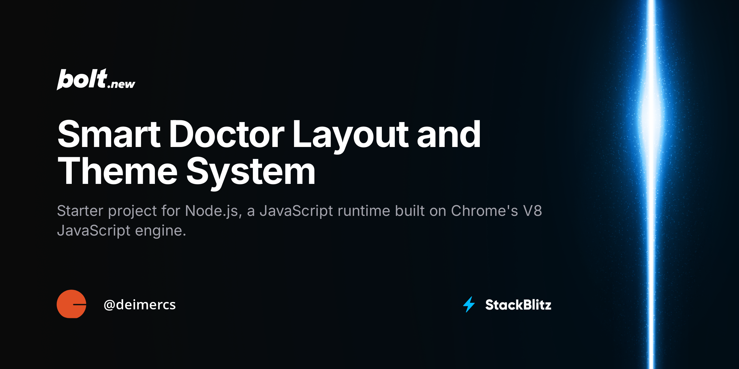 Smart Doctor Layout and Theme System - Bolt.new