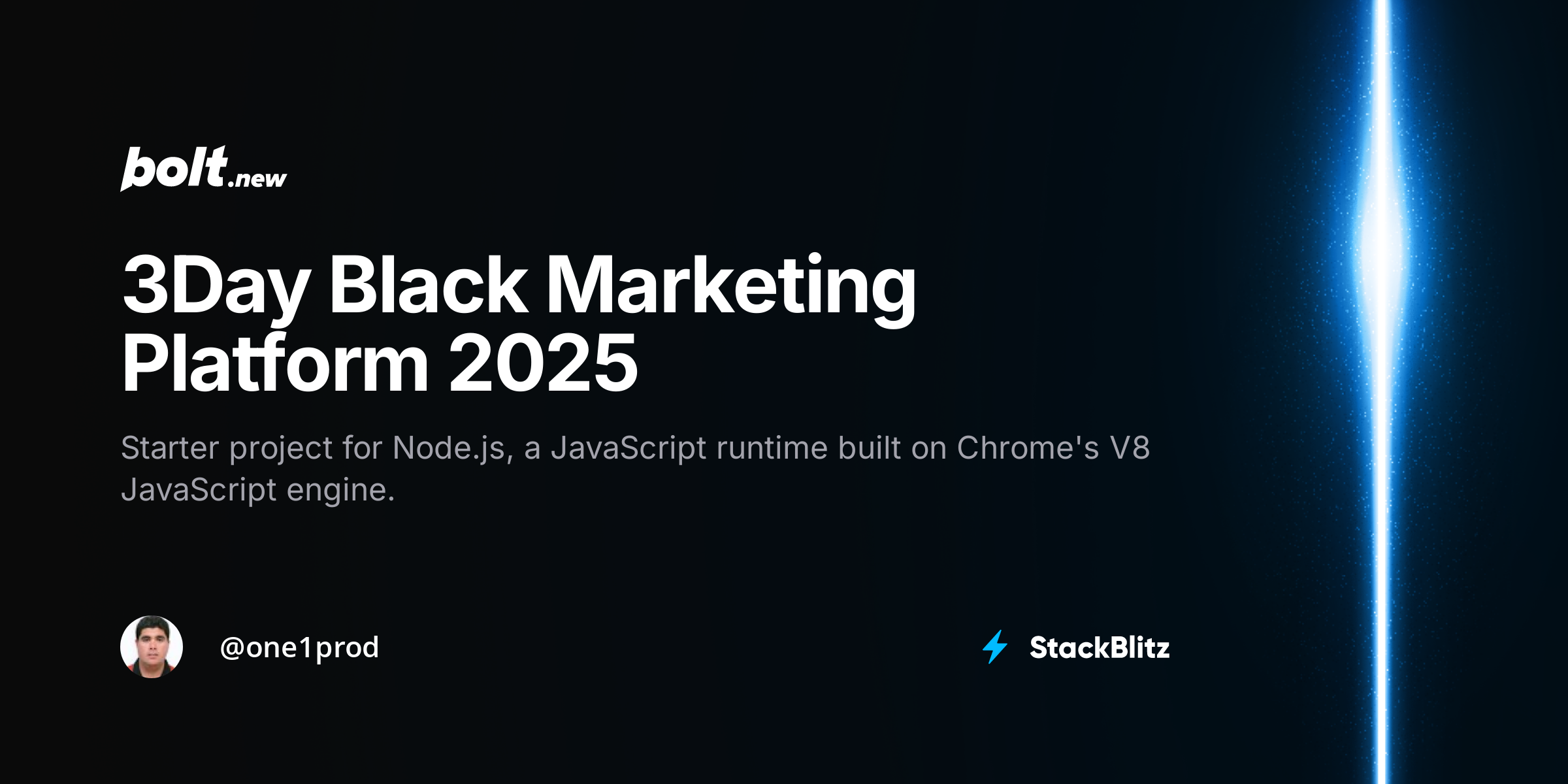 3Day Black Marketing Platform 2025