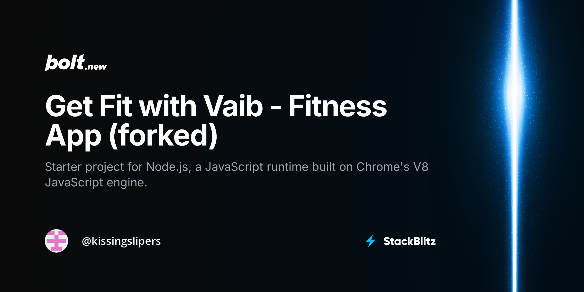 Get Fit with Vaib - Fitness App (forked) - Bolt.new