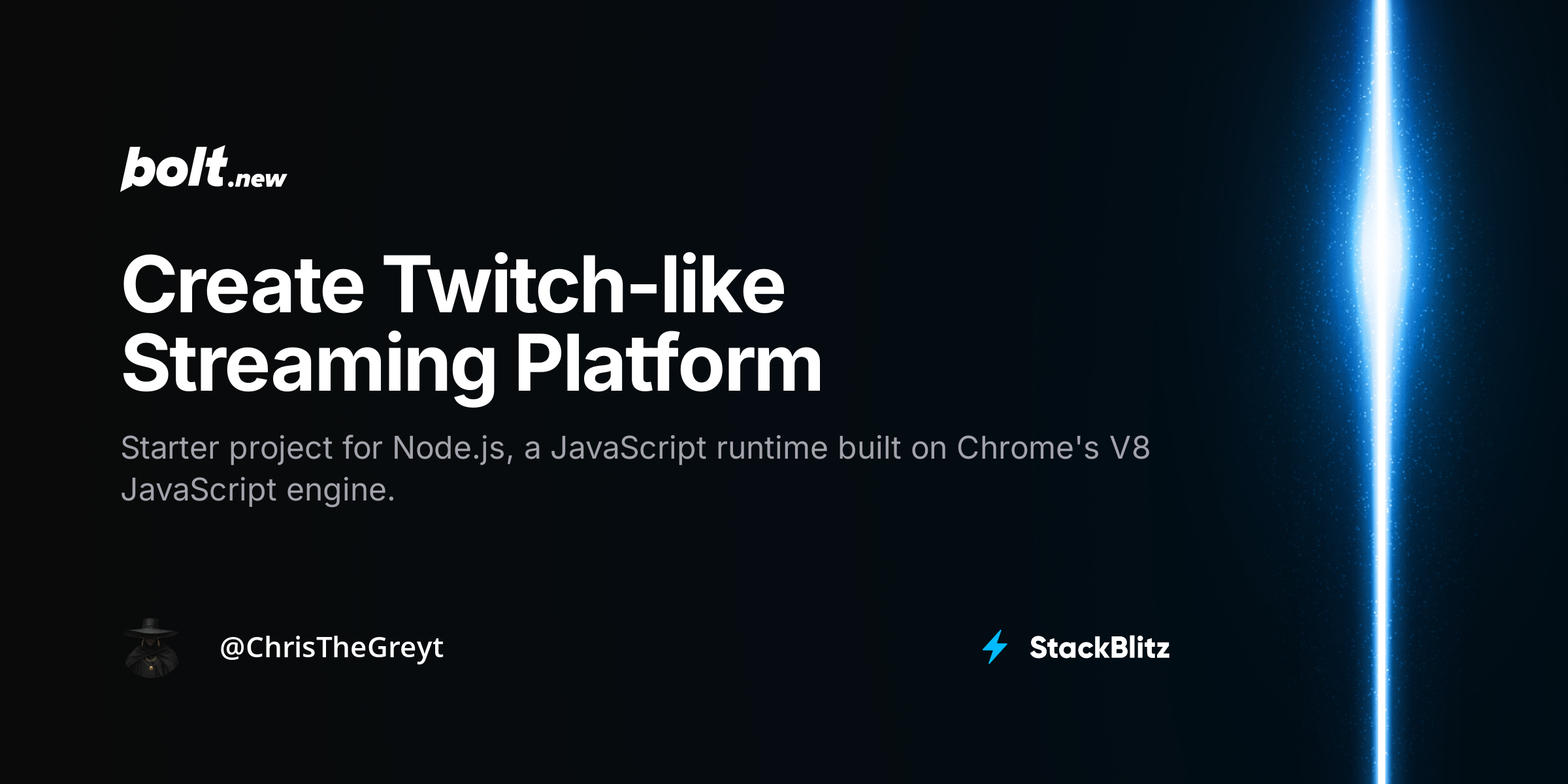 Create Twitch-like Streaming Platform