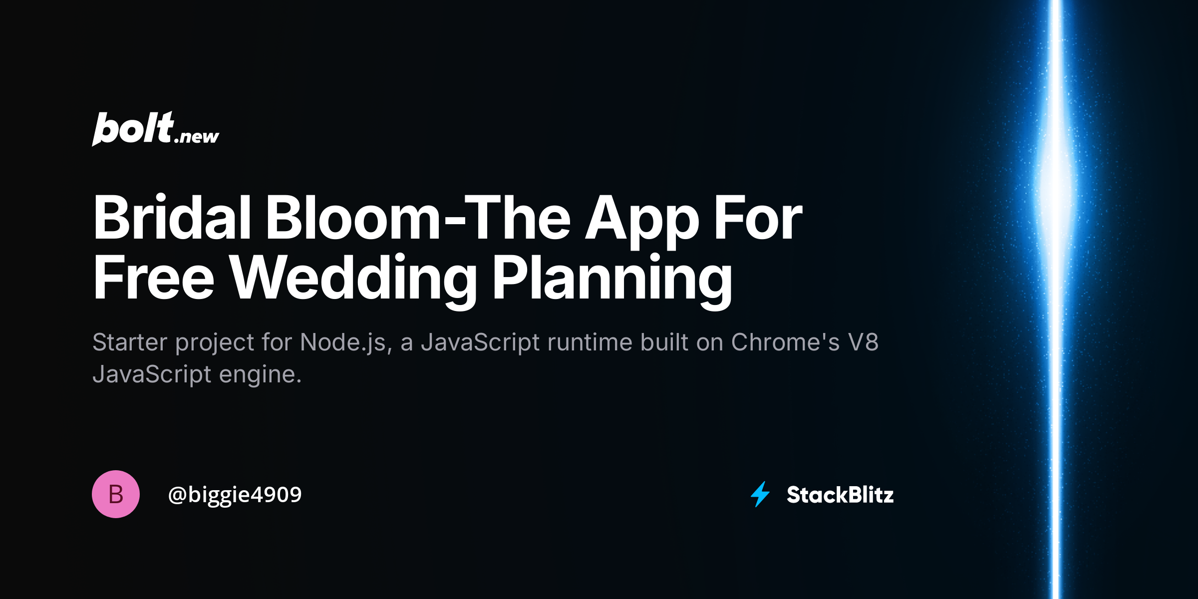 Bridal Bloom-The App For Free Wedding Planning - Bolt.new