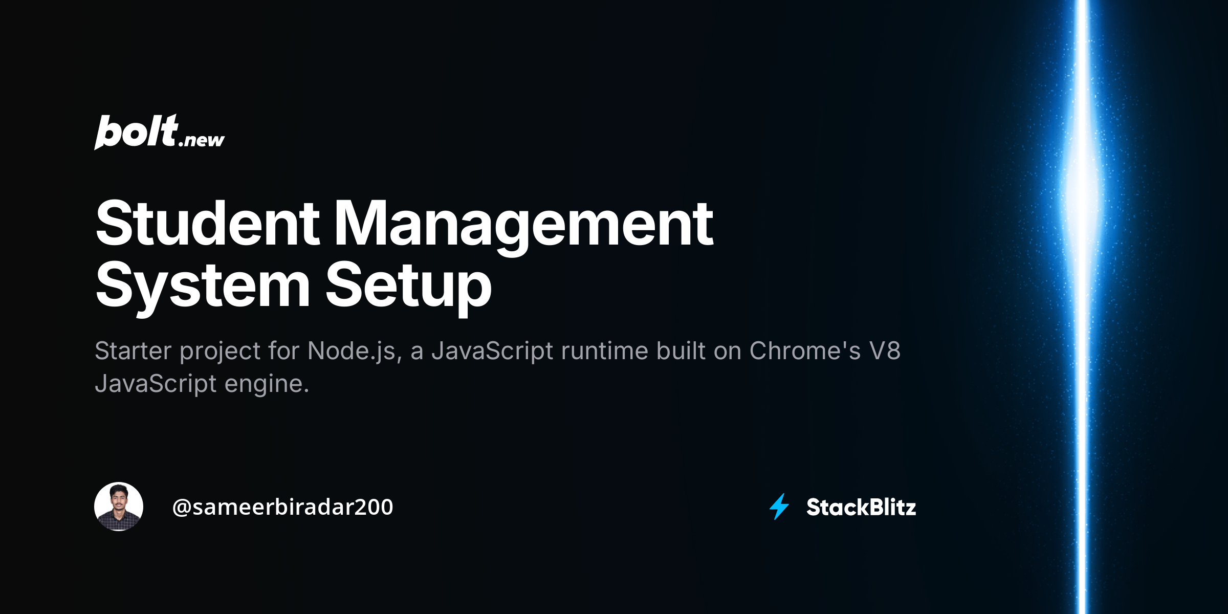 Student Management System Setup