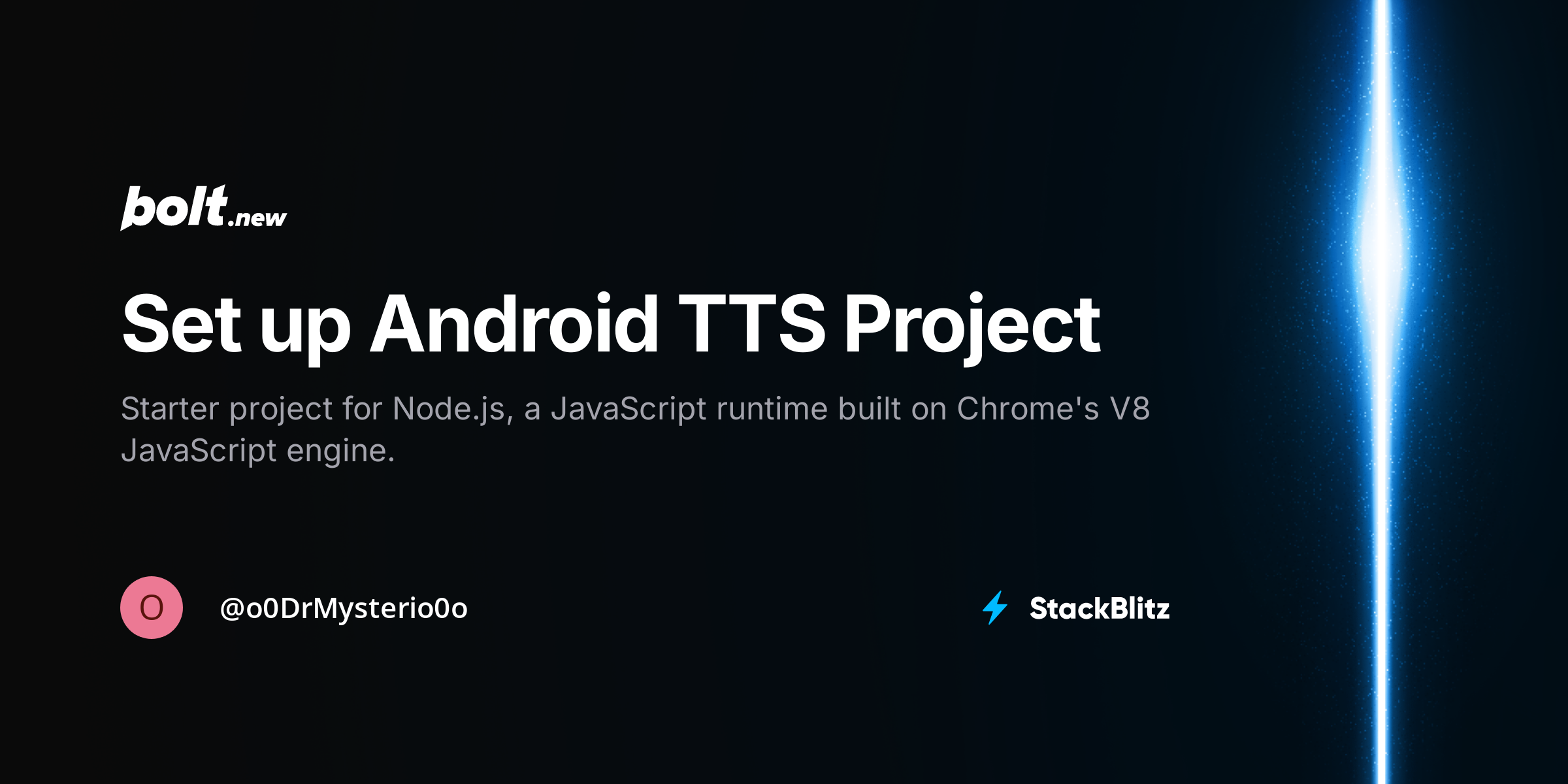 Set up Android TTS Project