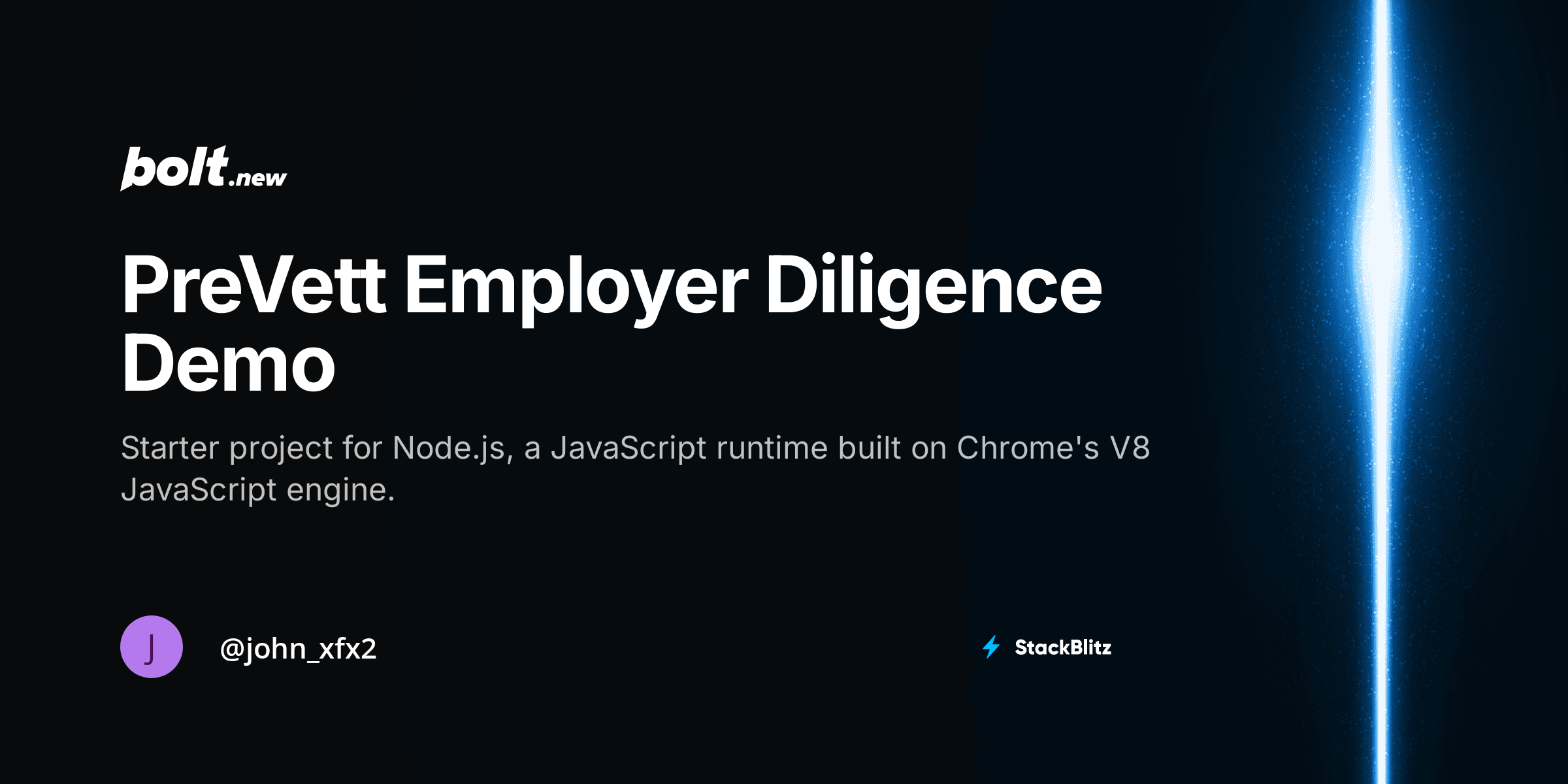 PreVett Employer Diligence Demo - Bolt.new