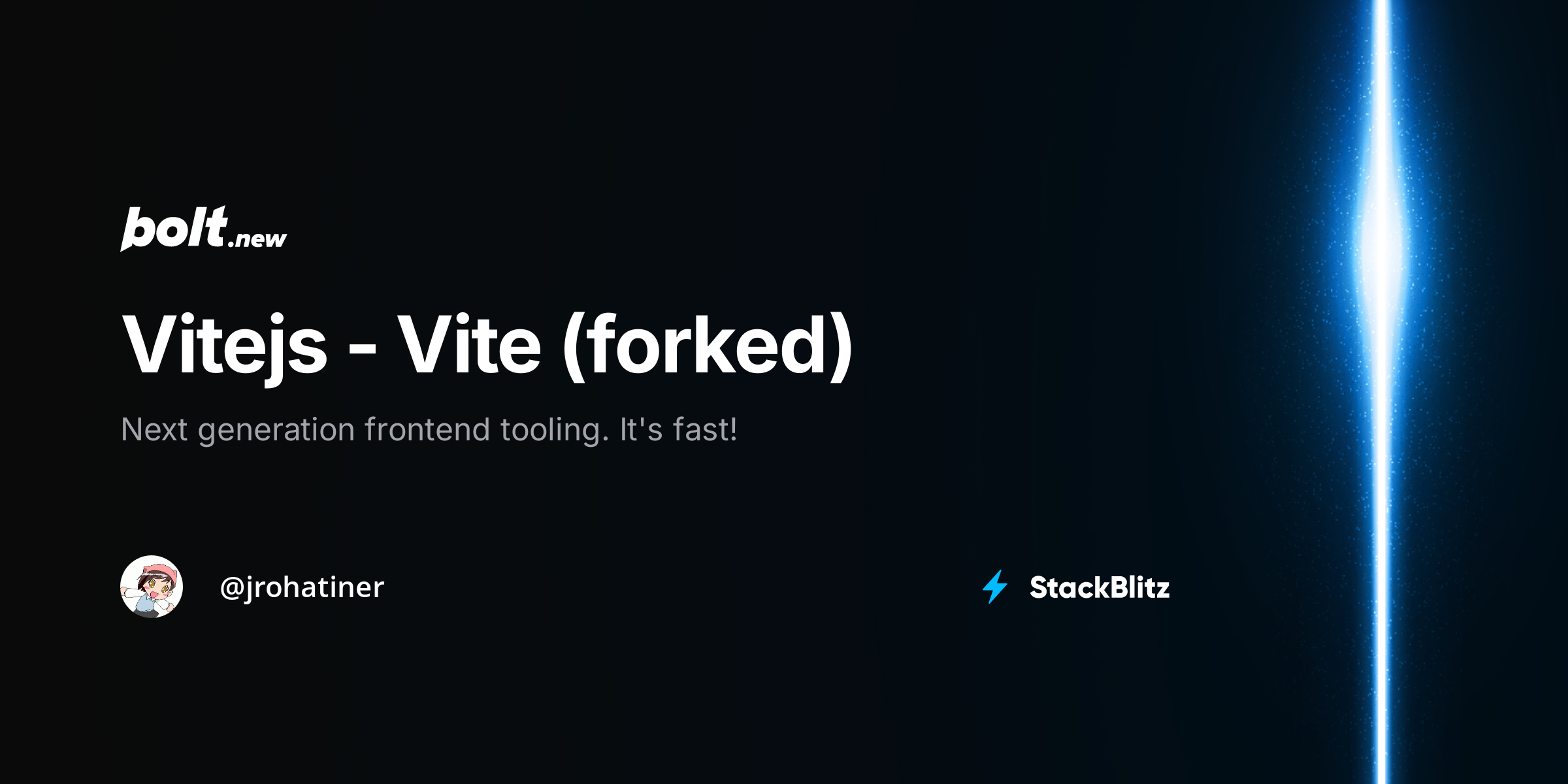 Vitejs - Vite (forked) - Bolt.new