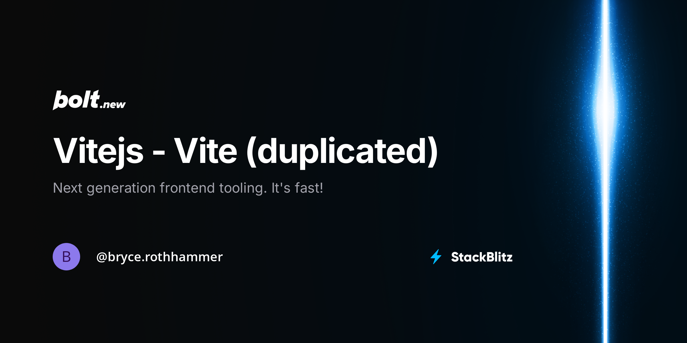 Vitejs - Vite (duplicated)