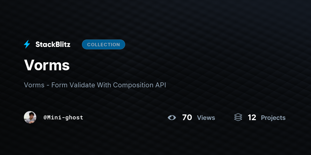 Vorms by Mini-ghost - StackBlitz