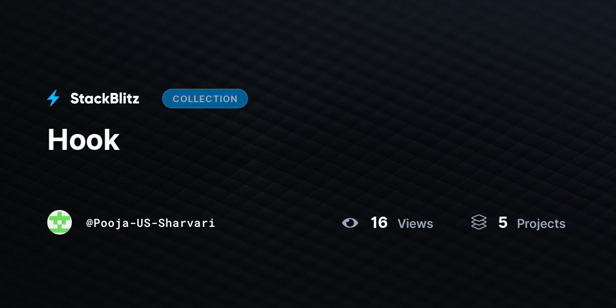 Hook by Pooja-US-Sharvari - StackBlitz