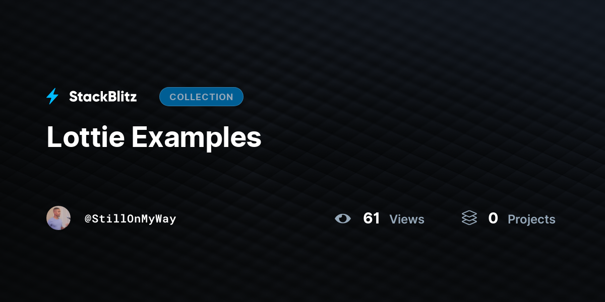 Lottie Examples by StillOnMyWay - StackBlitz