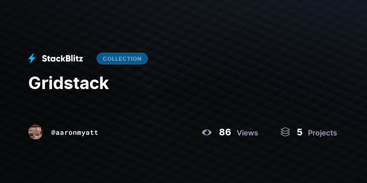Gridstack by aaronmyatt - StackBlitz Gridstack by aaronmyatt - StackBlitz