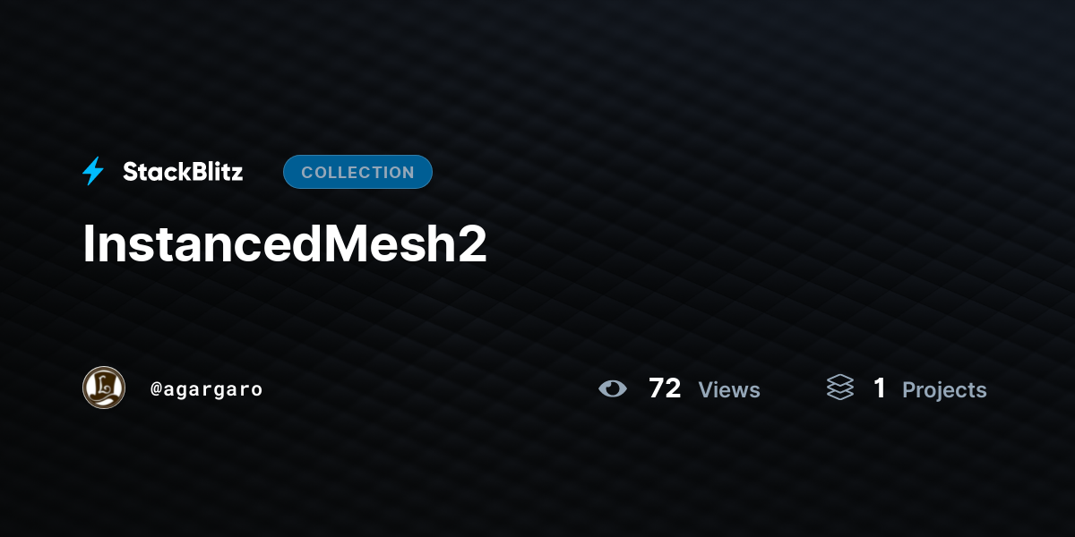 InstancedMesh2 by agargaro - StackBlitz