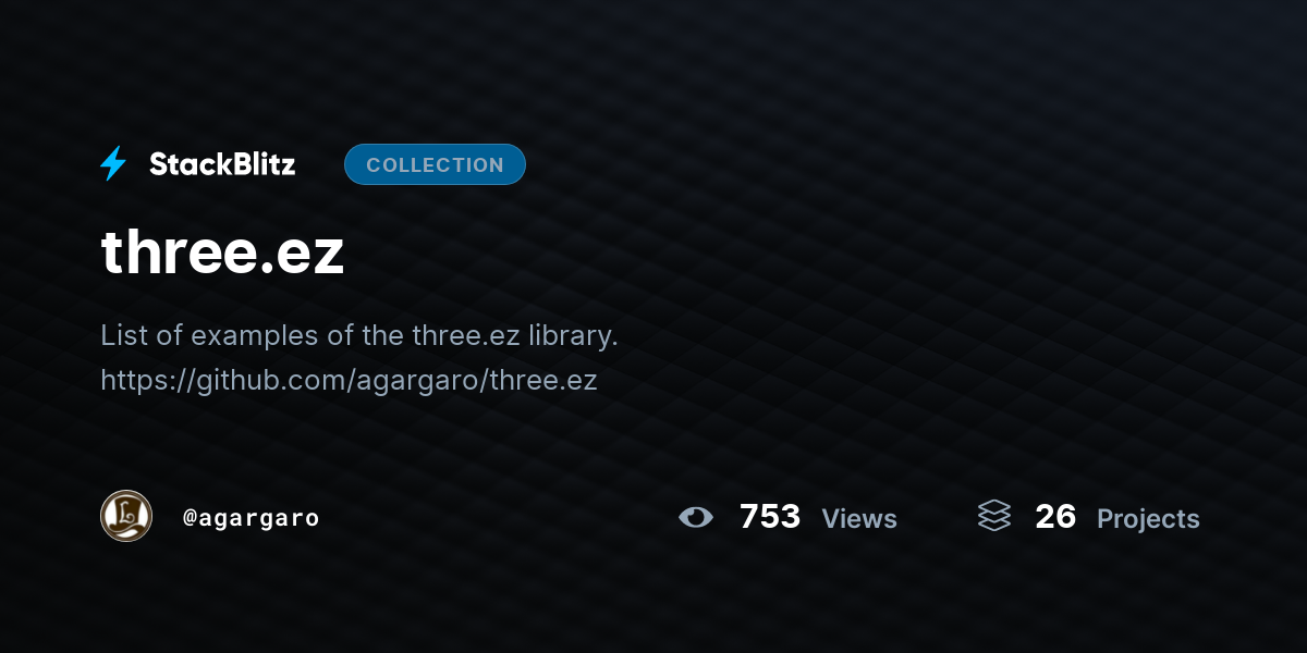 three.ez by agargaro - StackBlitz