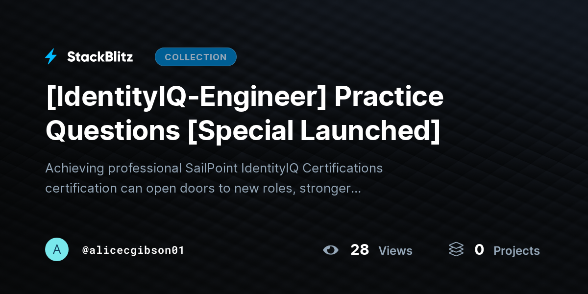 [IdentityIQ-Engineer] Practice Questions [Special Launched] by ...