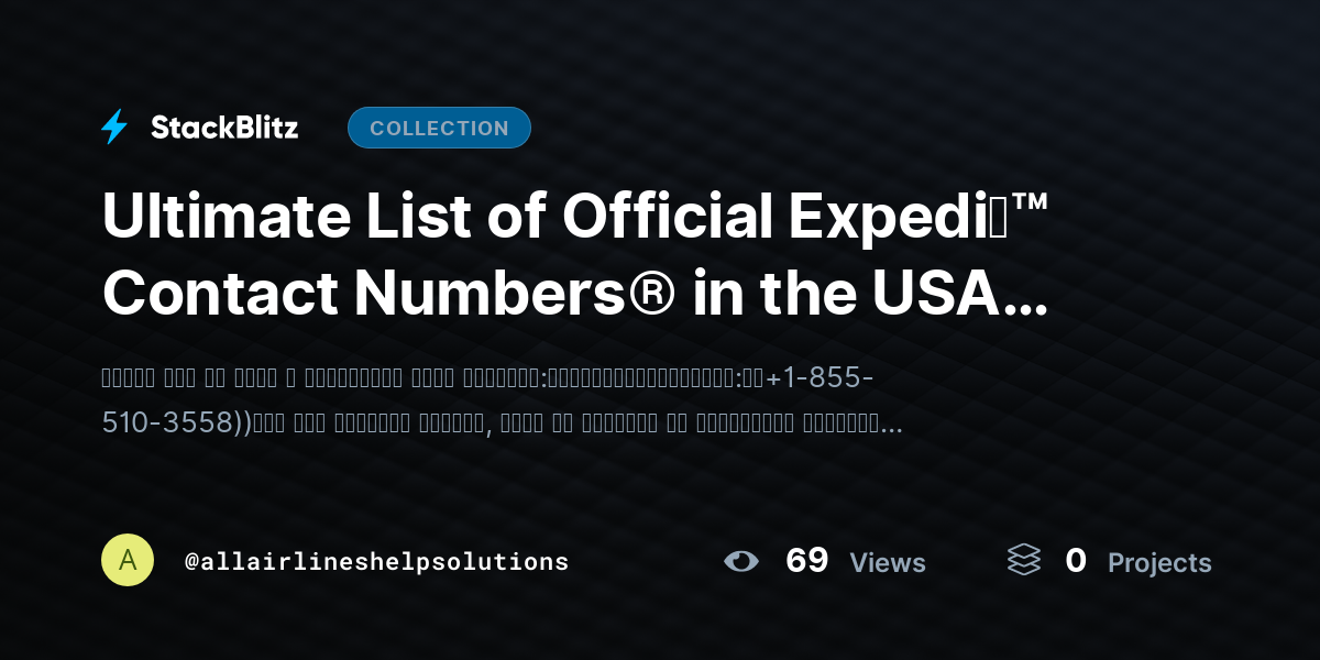 Ultimate List of Official Expedi𝓪™️ Contact Numbers®️ in the USA (24/7 ...