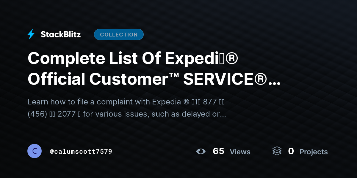 Complete List Of Expedi𝓪® Official Customer™ SERVICE® U.S.. Based ...