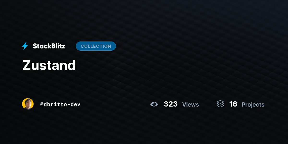 Zustand by dbritto-dev - StackBlitz