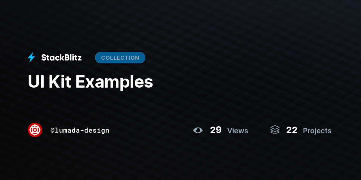 UI Kit Examples in github/lumada-design