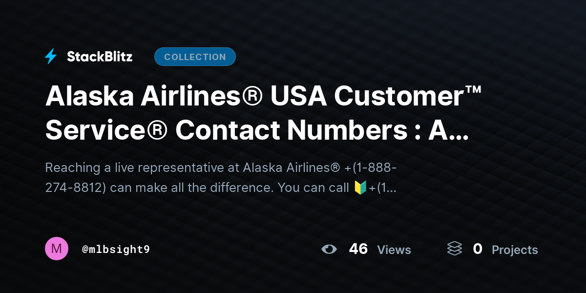 Alaska Airlines® USA Customer™ Service® Contact Numbers : A Step-by ...