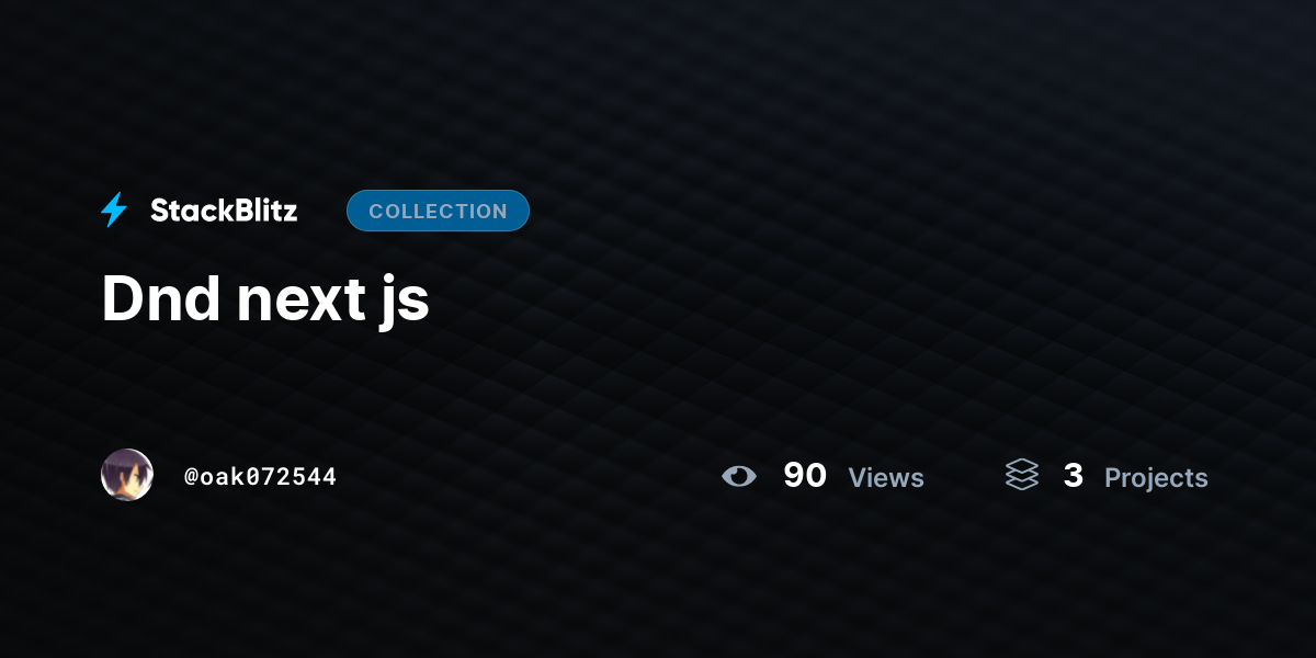 Dnd next js by oak072544 - StackBlitz