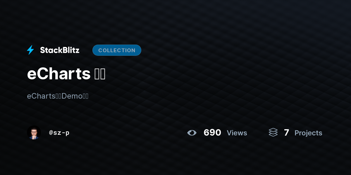 eCharts 系列 by sz-p - StackBlitz