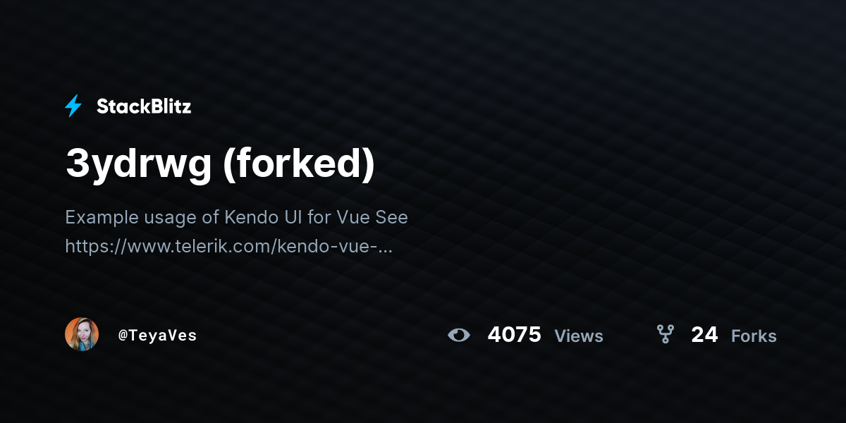 3ydrwg (forked) - StackBlitz