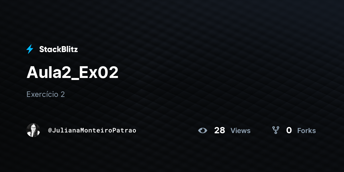 Aula2_Ex02 - StackBlitz
