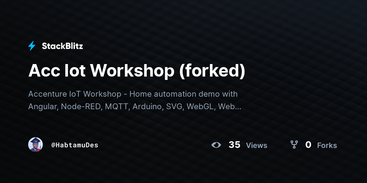 Acc Iot Workshop (forked) - StackBlitz