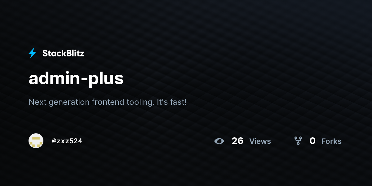 admin-plus - StackBlitz