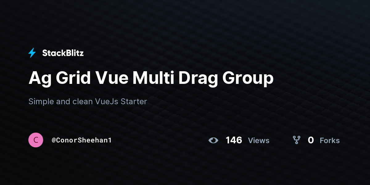 Ag Grid Vue Multi Drag Group - StackBlitz Ag Grid Vue Multi Drag Group - StackBlitz
