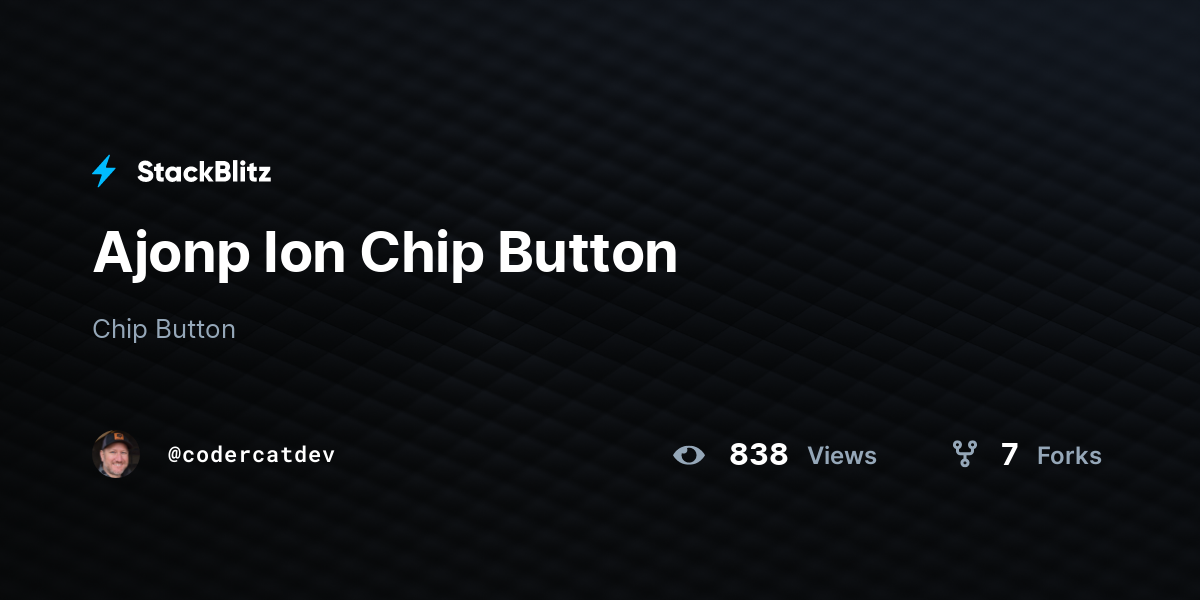 Ajonp Ion Chip Button - StackBlitz