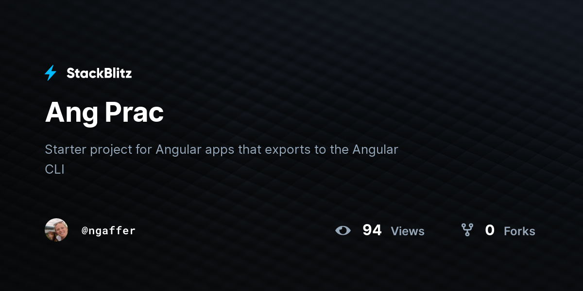 Ang Prac - StackBlitz