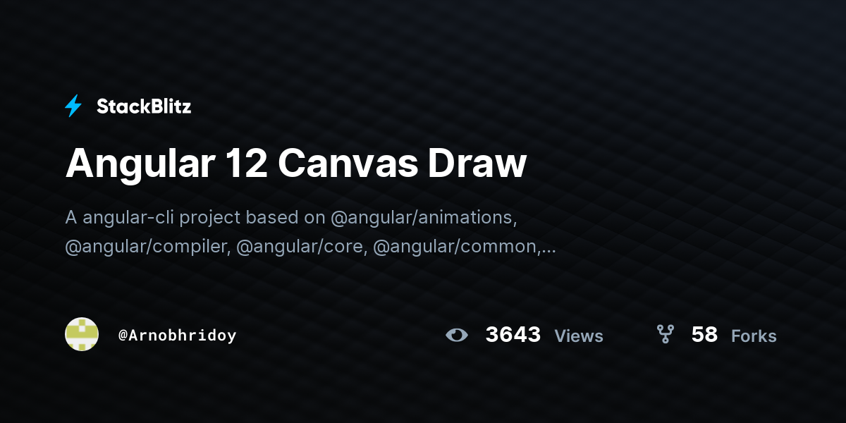 Angular 12 Canvas Draw - StackBlitz