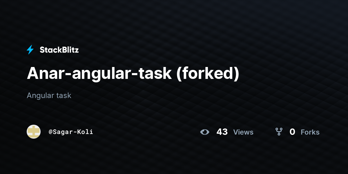 Anar-angular-task (forked) - StackBlitz