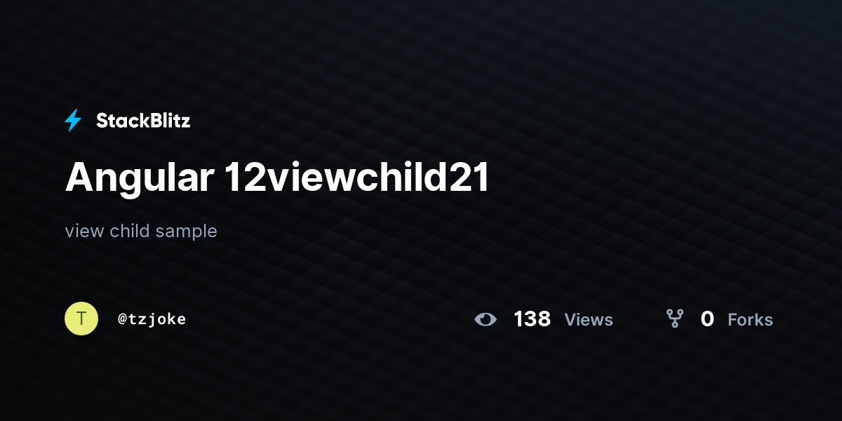 Angular 12viewchild21 - StackBlitz