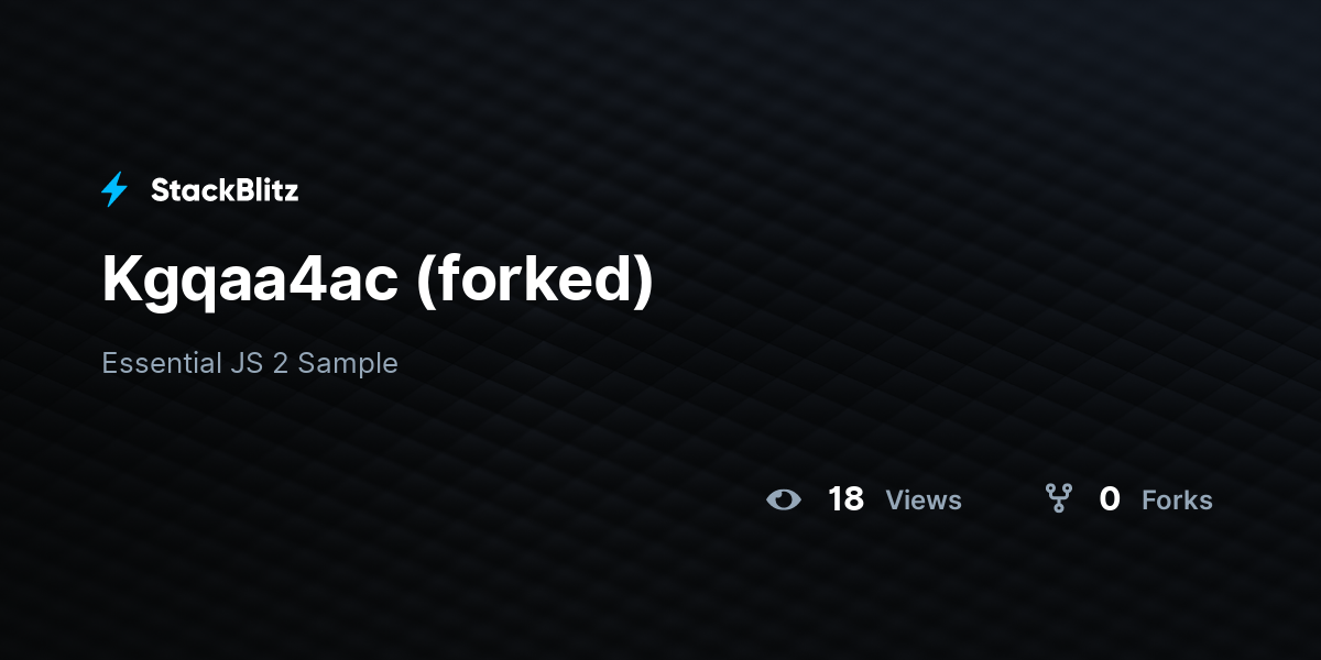 Kgqaa4ac (forked) - StackBlitz