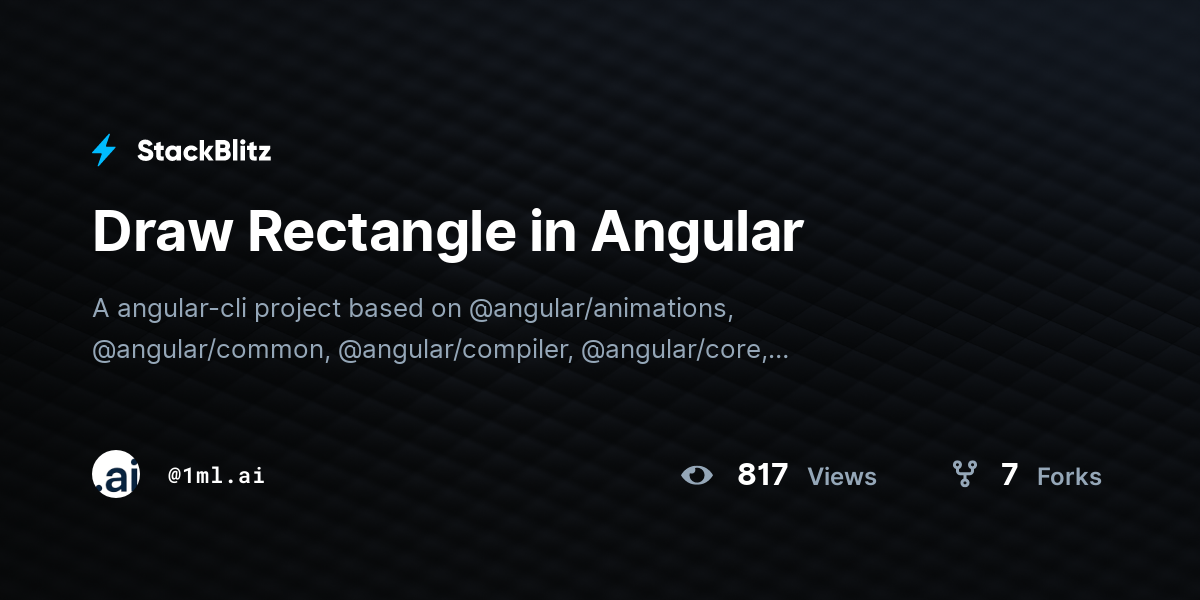 Draw Rectangle in Angular - StackBlitz