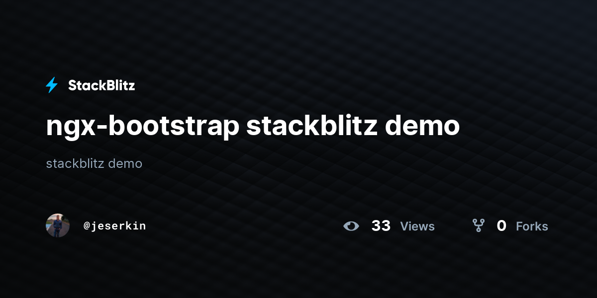 ngx-bootstrap stackblitz demo - StackBlitz
